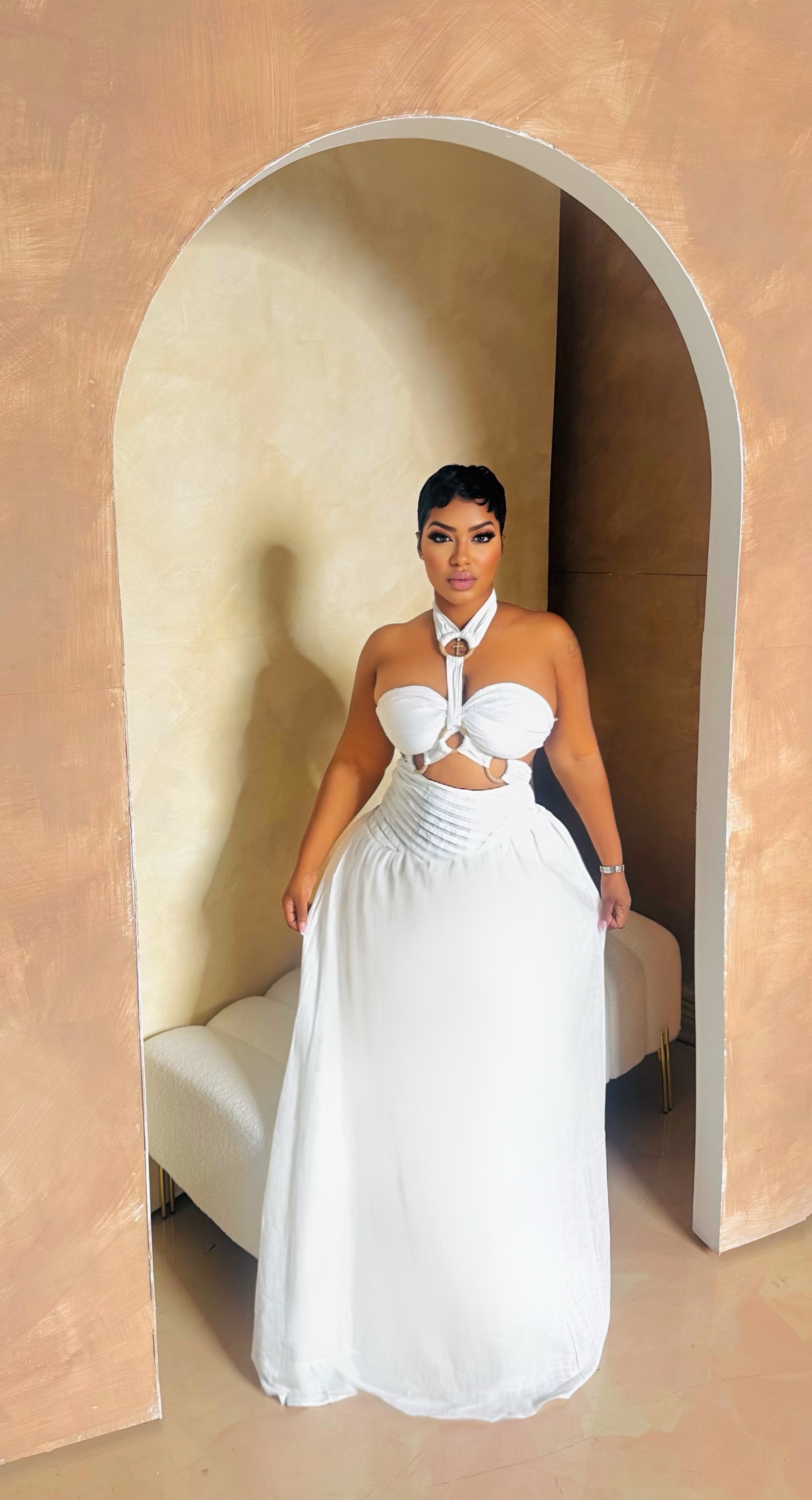 Dungeon Harness Maxi Dress – FashionFreakssss